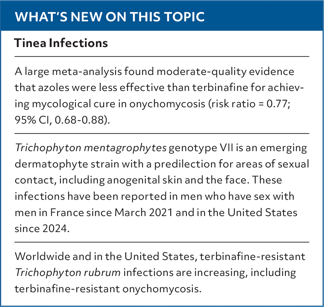 Diagnosis and Management of Tinea Infections | AAFP