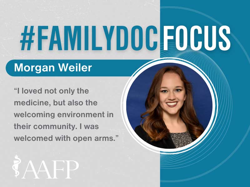 Rural Mentors, National Conference Solidified Her Specialty Choice | AAFP