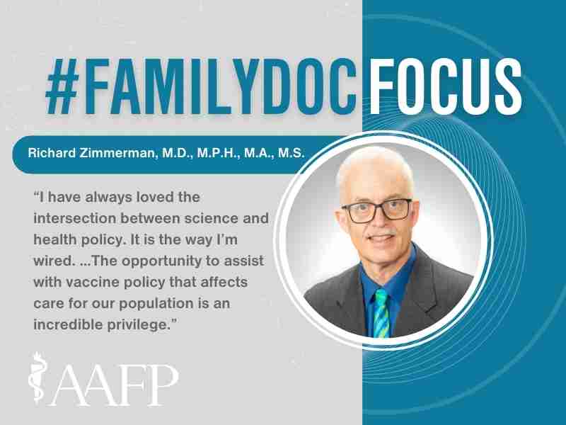Vaccine Expert Relishes Roles in Research, Policy | Family Doc Focus