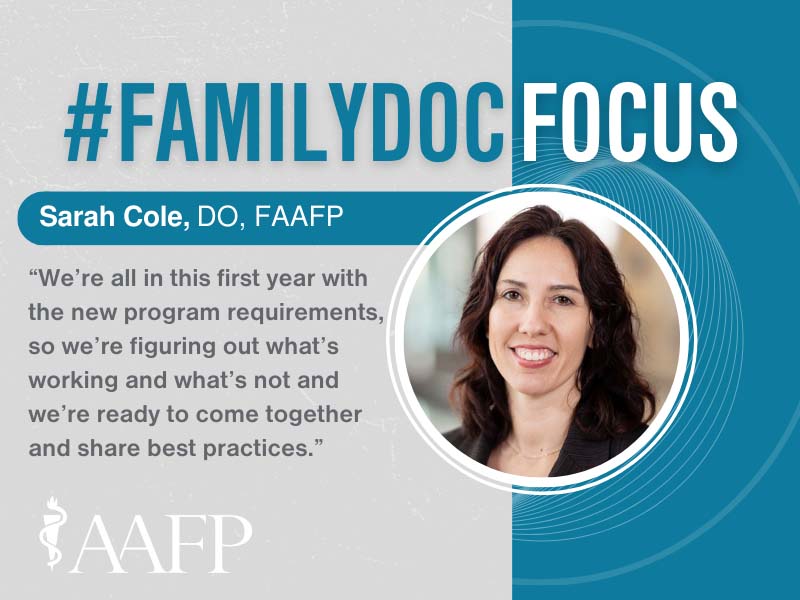 AFMRD Leader Is Eager to Serve Her Peers | Family Doc Focus