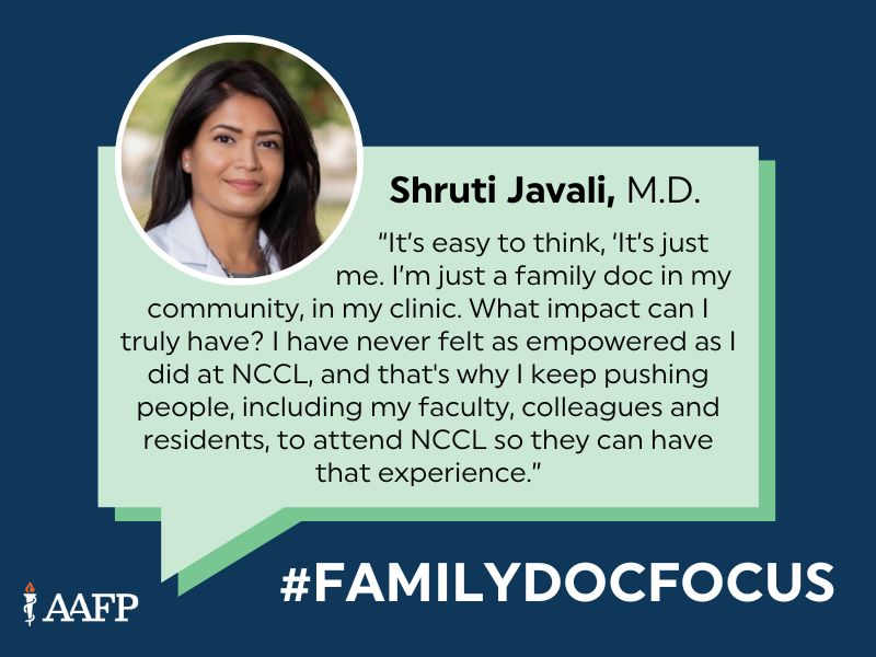 IMG Leader Eager to Represent Peers at NCCL | Family Doc Focus