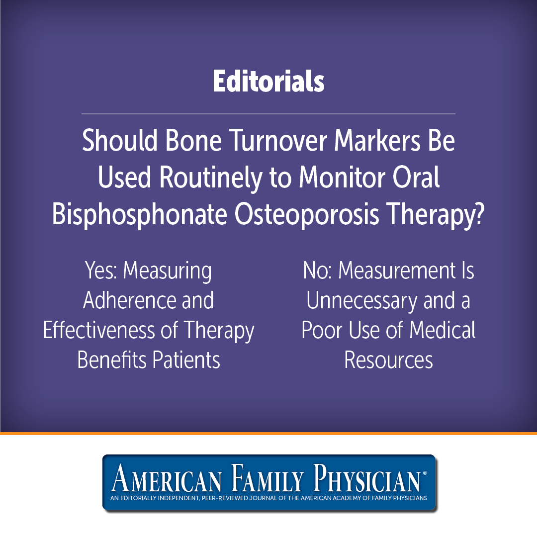 Should Bone Turnover Markers Be Used Routinely to Monitor Oral ...