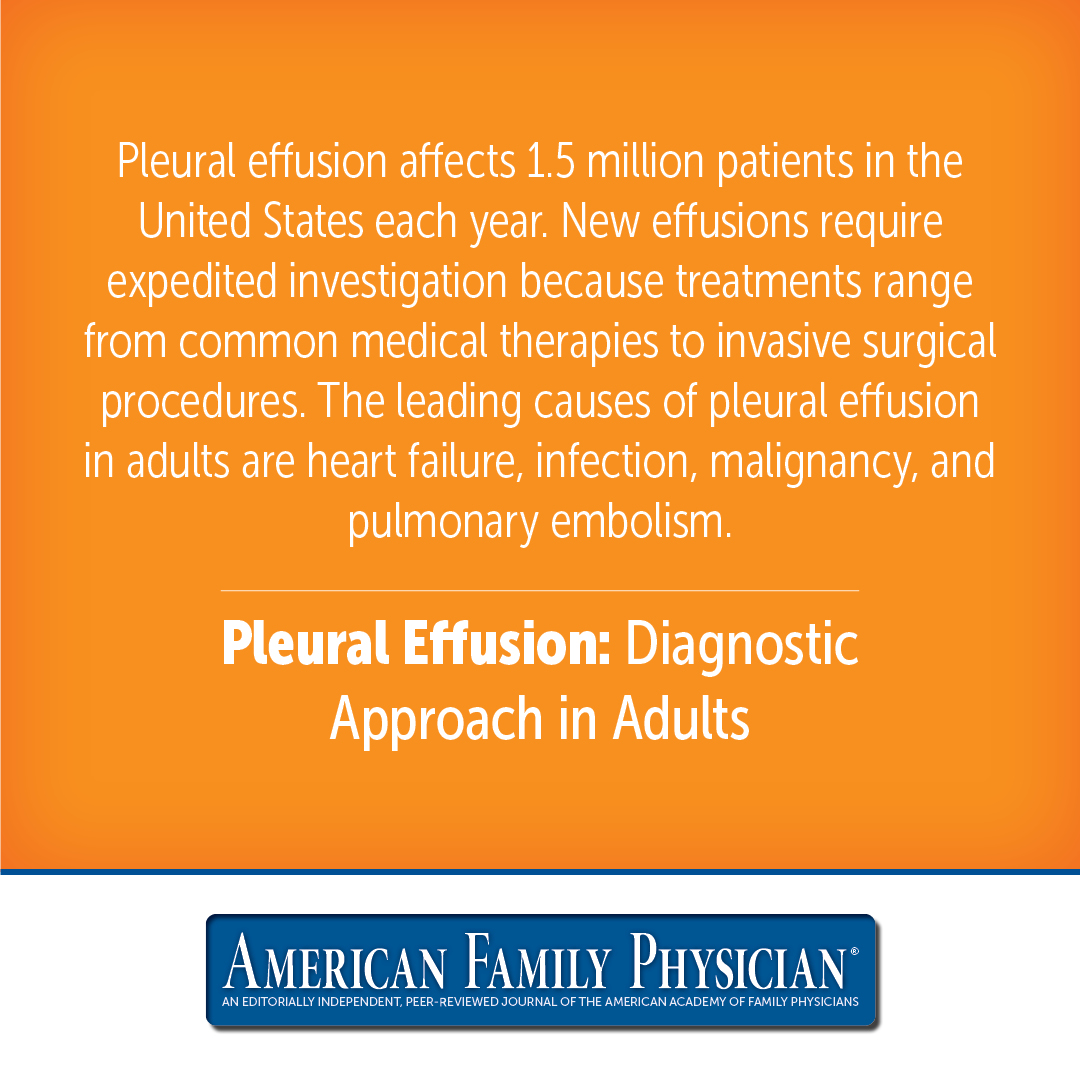 Pleural Effusion: Diagnostic Approach in Adults | AAFP