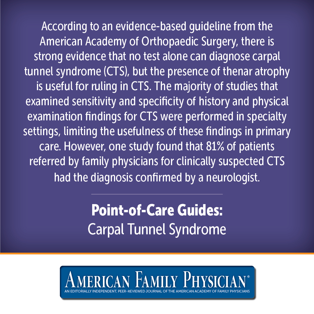 Carpal Tunnel Syndrome | AAFP