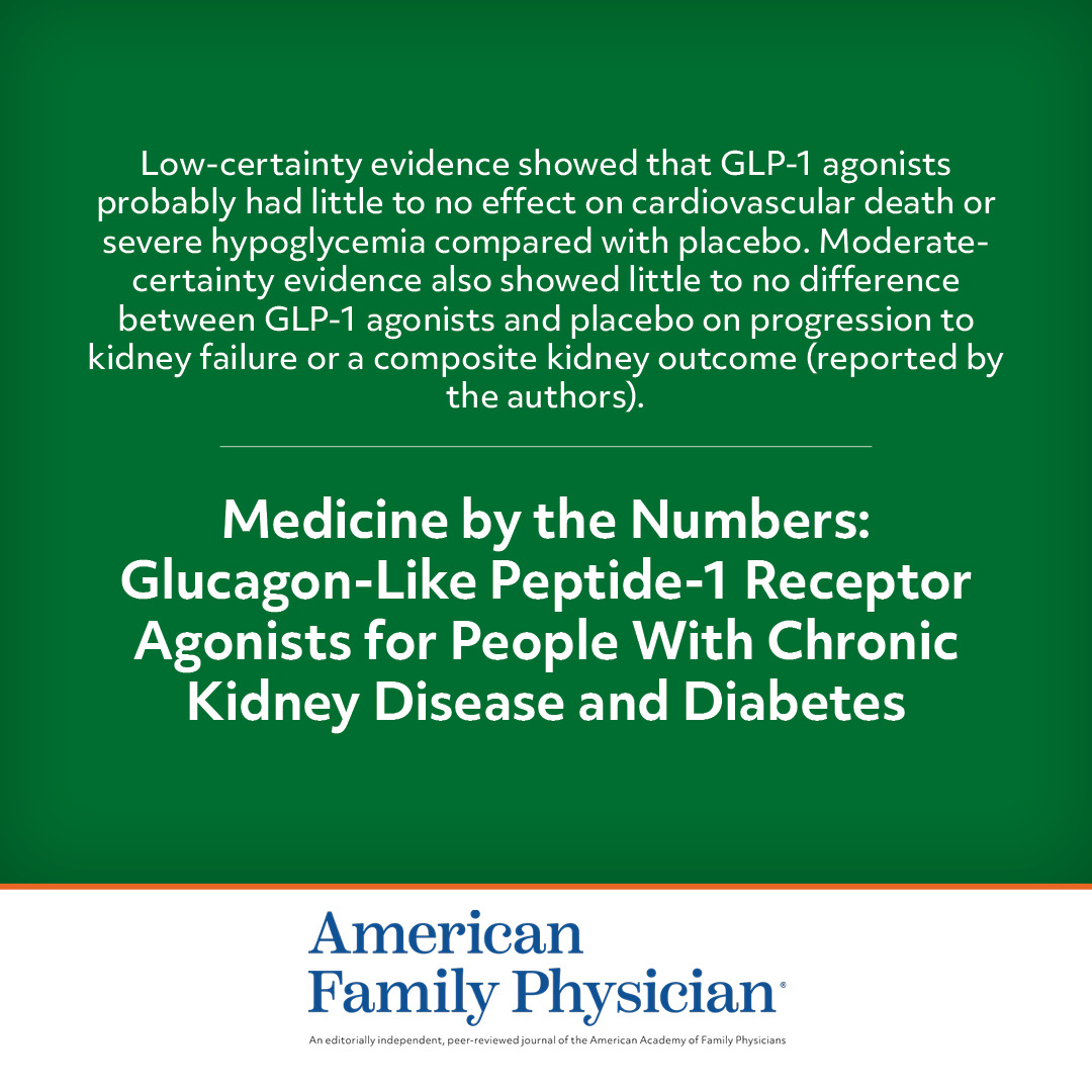 Glucagon-Like Peptide-1 Receptor Agonists for People With Chronic ...
